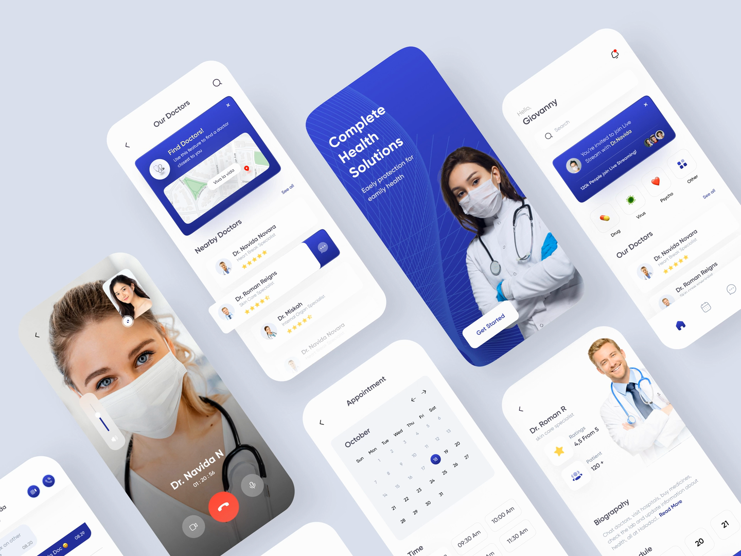 Doctor App Interaction 👨‍⚕️ by Fandit Giovani® for Odama on Dribbble