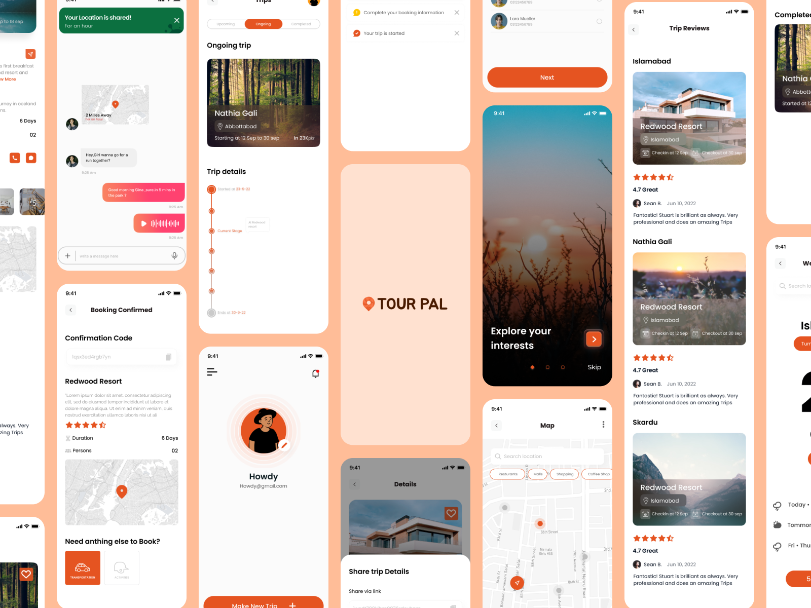 Tour Pal by tehreem Khurshid on Dribbble