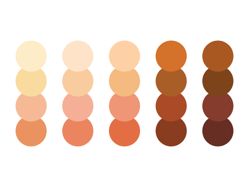 Skin Tones Procreate Color Palette Ubicaciondepersonas cdmx gob mx