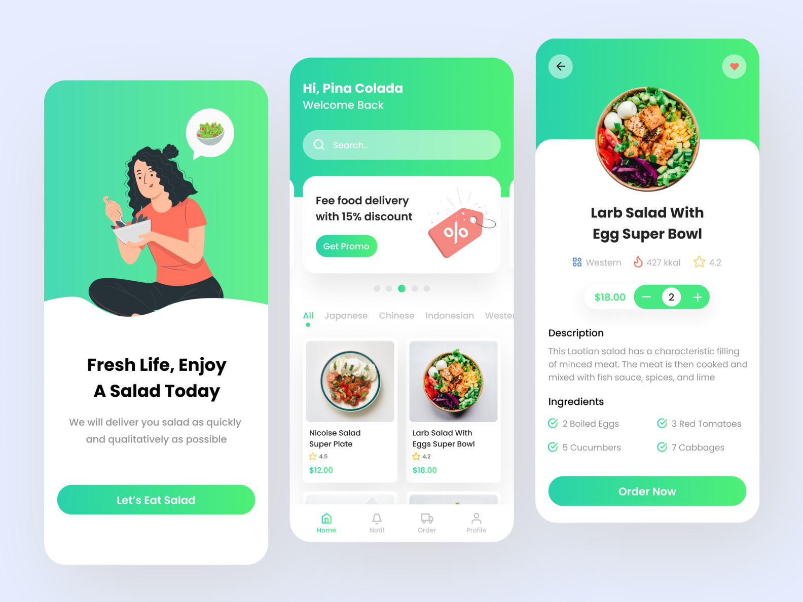 Saludht - Online Food Exploration by Rz's Space on Dribbble