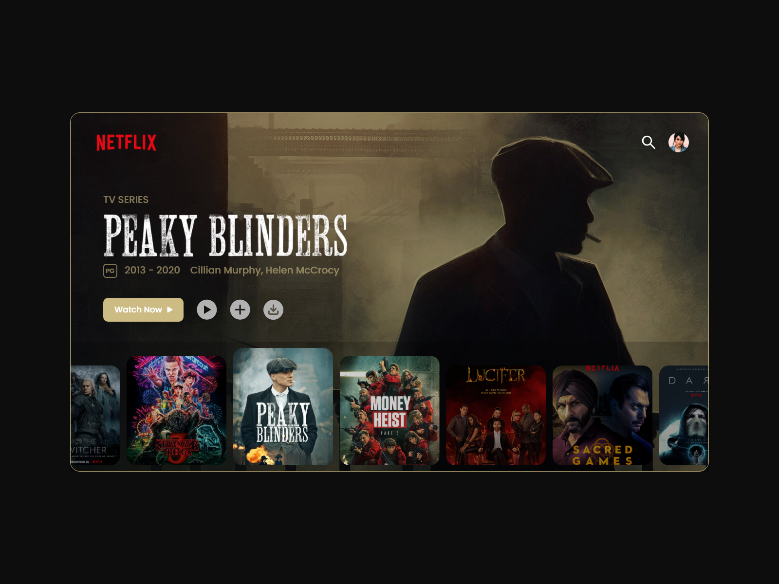 TV App Screen Design by Rahul Kumar on Dribbble