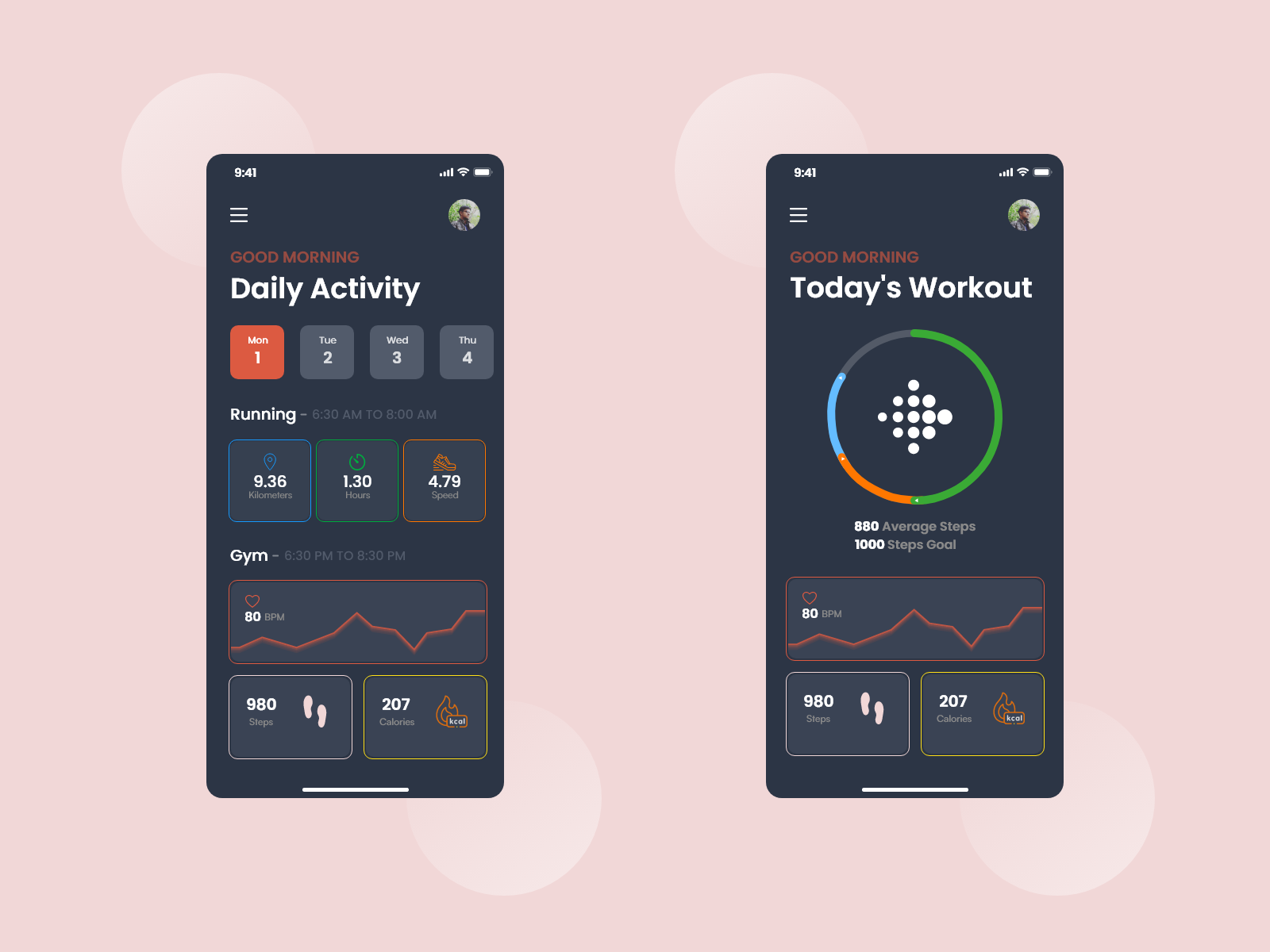 Workout Tracker Design by Rahul Kumar on Dribbble