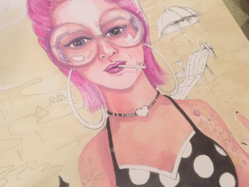 Acrylic On Bristol Board By Katie Peterson On Dribbble acrylic-on-bristol-board-by-katie-peterson-on-dribbble