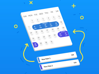 Calendar onboarding by Hayden McMillan on Dribbble