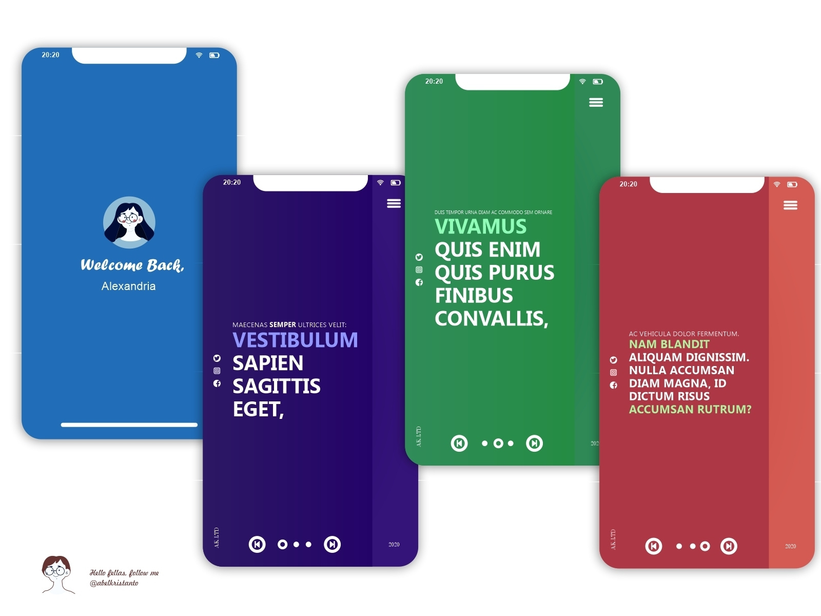 Colorful-Opening Apps by Abel Kristanto on Dribbble