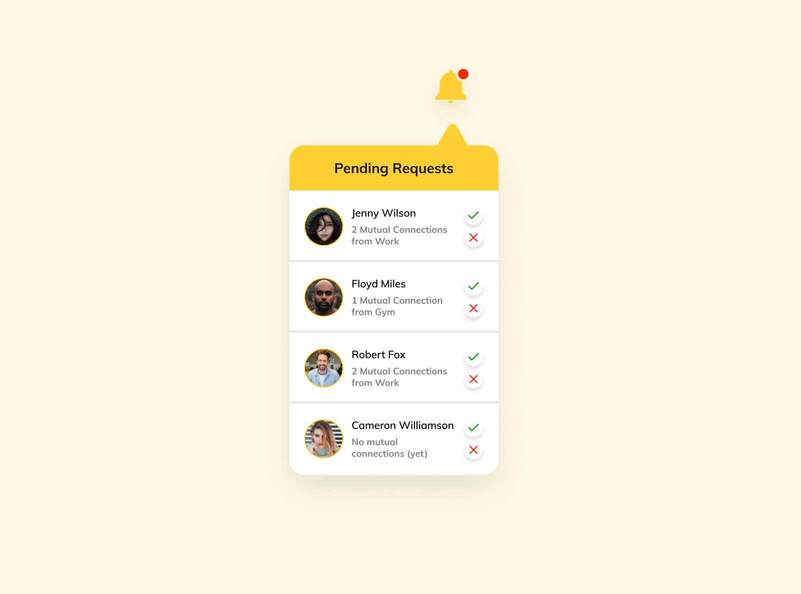 Daily UI #078 - Pending Invitation by Yiannis Kalaitzis on Dribbble