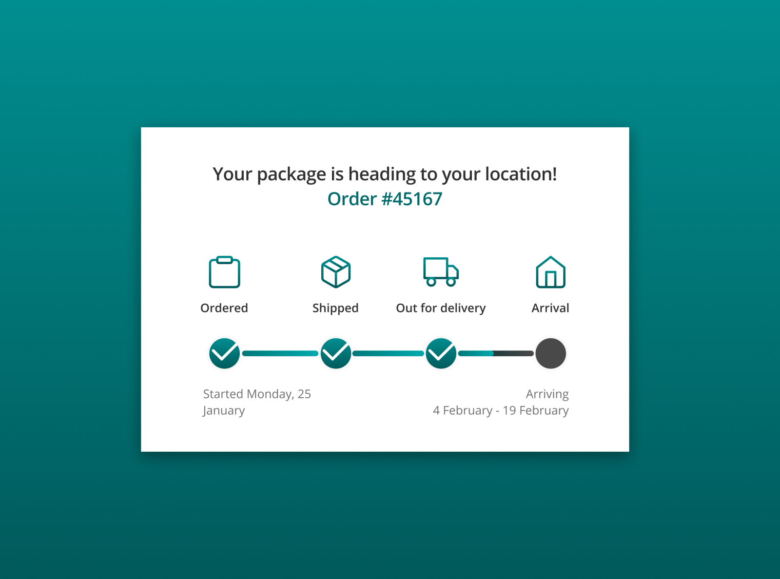 Daily UI #086 - Progress Bar by Yiannis Kalaitzis on Dribbble Daily UI #086 - Progress Bar by Yiannis Kalaitzis on Dribbble