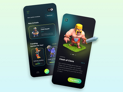 Game Launcher - UI Design by Darshan Shah on Dribbble