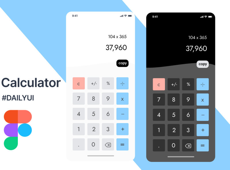 Calculator by Andrew Daley on Dribbble