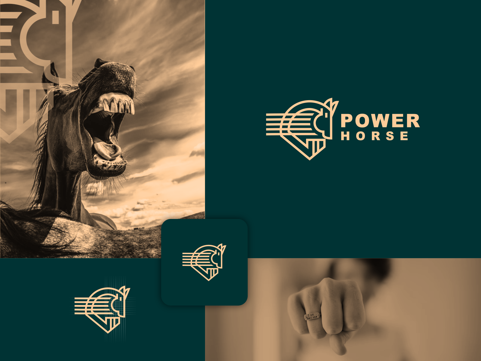 power horse logo design by prayu_azzahra on Dribbble