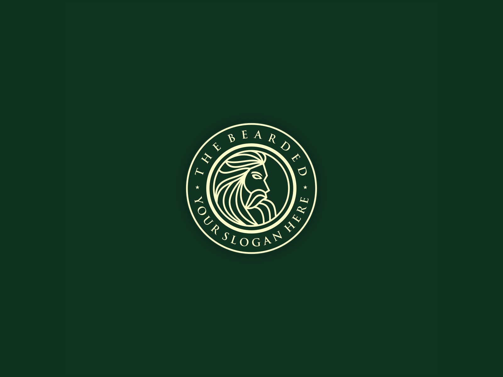 The bearded logo by prayu_azzahra on Dribbble