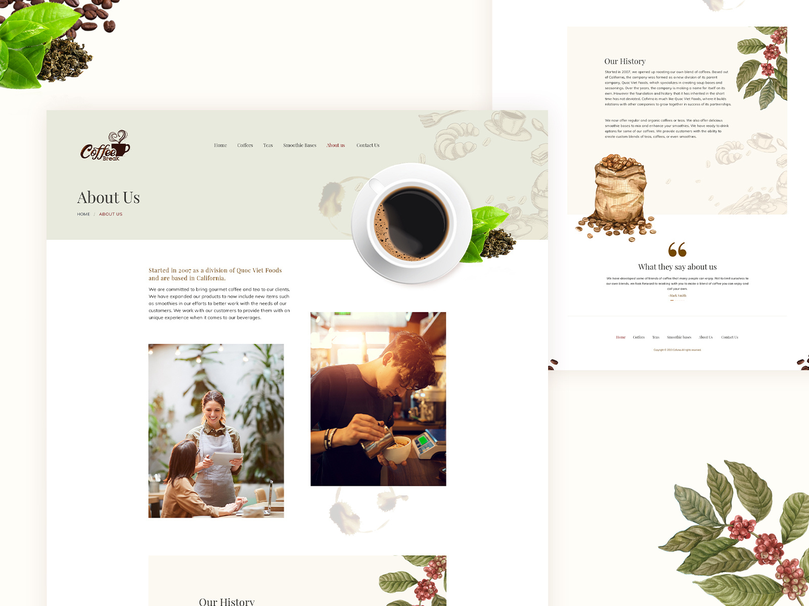 Specialty Coffee House Layout by ManekTech for Manektech on Dribbble