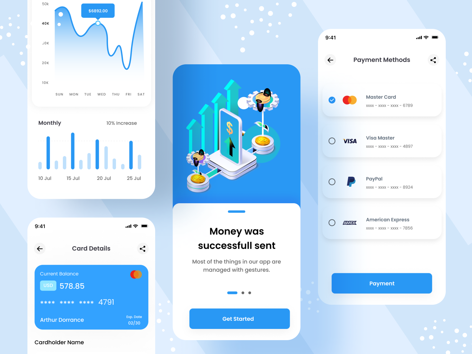 Transfer Money - UI App Design by Md Tofajjal Mirza on Dribbble