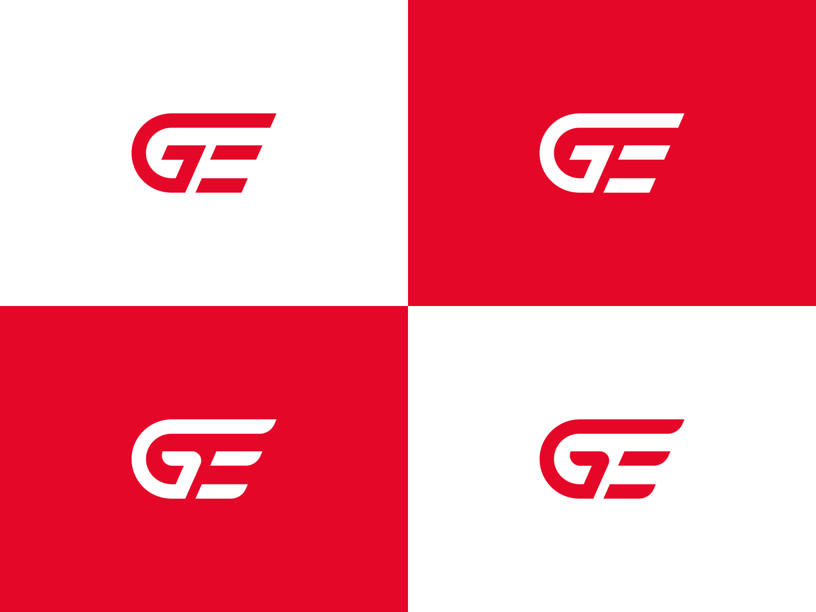 GE logo mark by Aleksandar on Dribbble