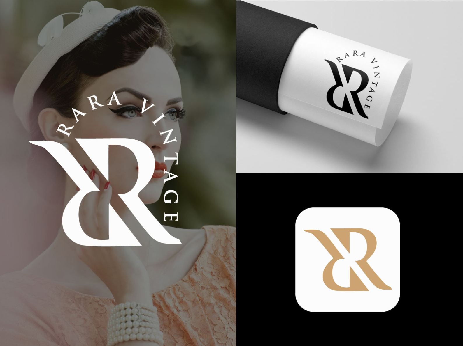 Vintage RR Logo Design by Logo Board on Dribbble