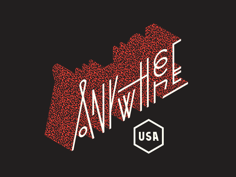 Anywhere USA by Bobby McKenna on Dribbble