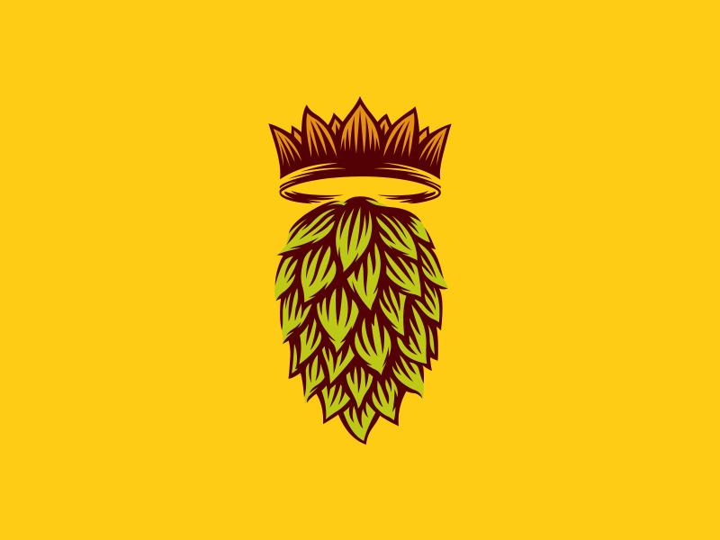 Hop king logo by Nagual on Dribbble
