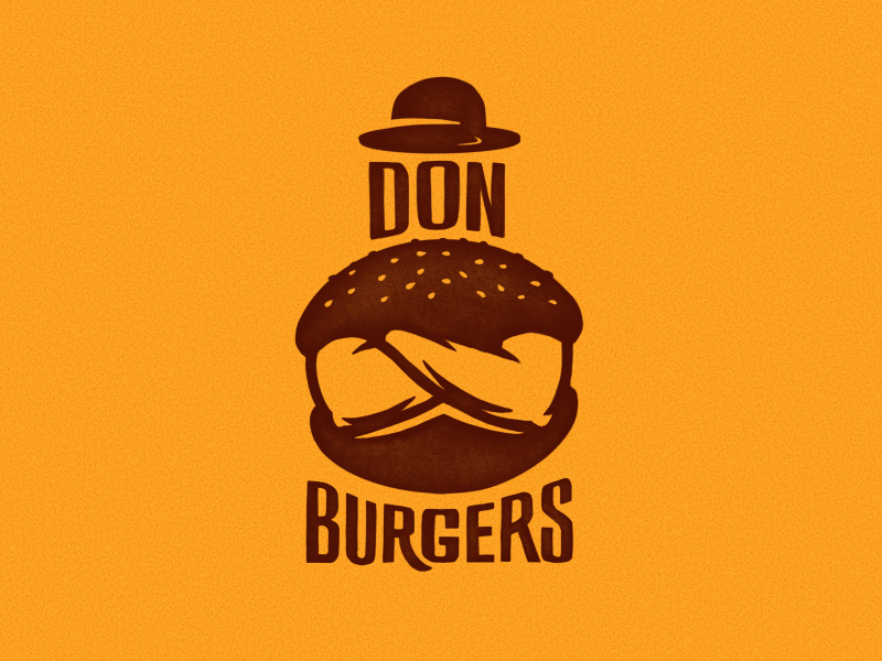 Don Burgers Logo by Nagual on Dribbble