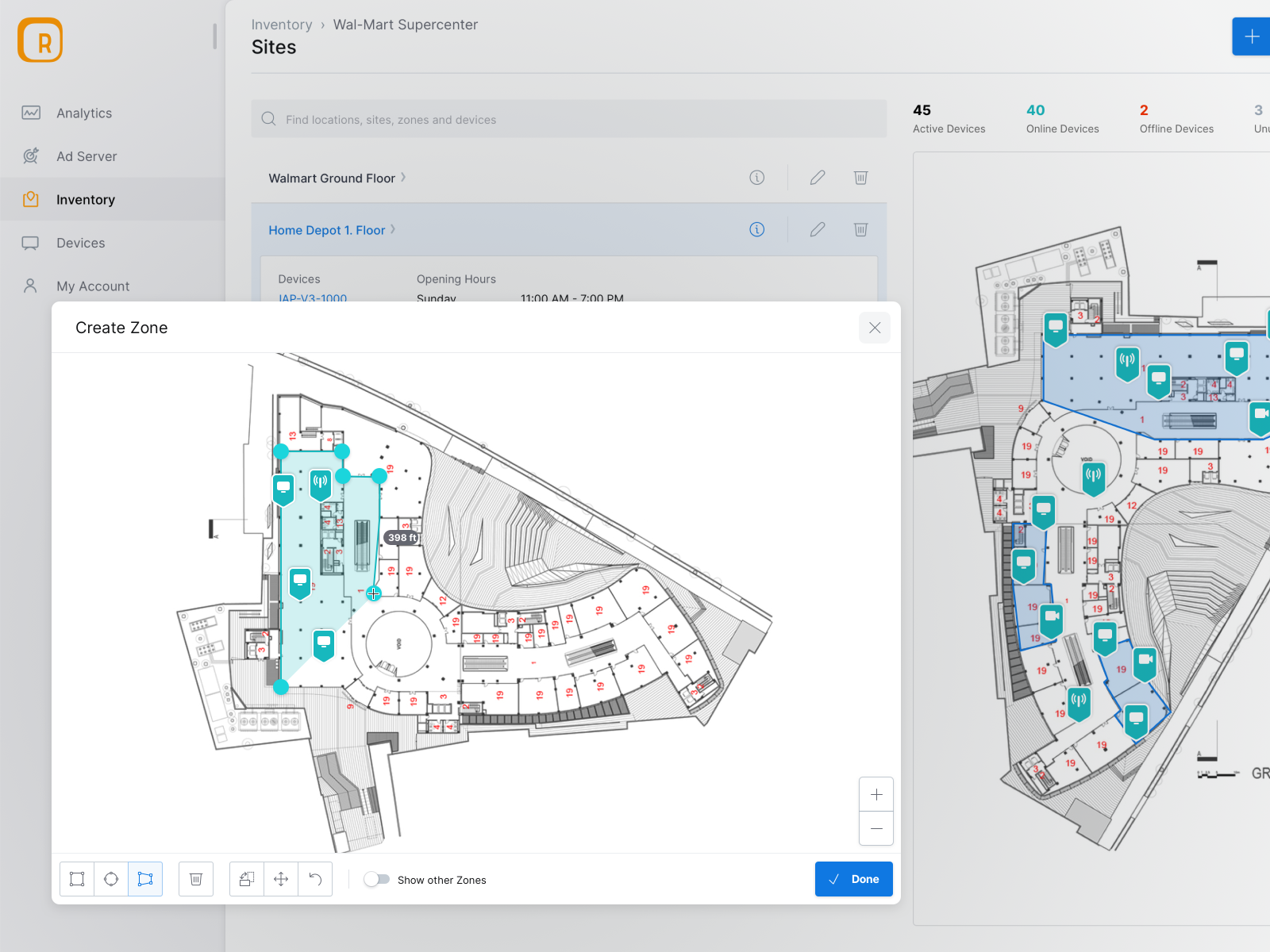 Zone Drawing Tool 📐 by Ivo Mynttinen on Dribbble