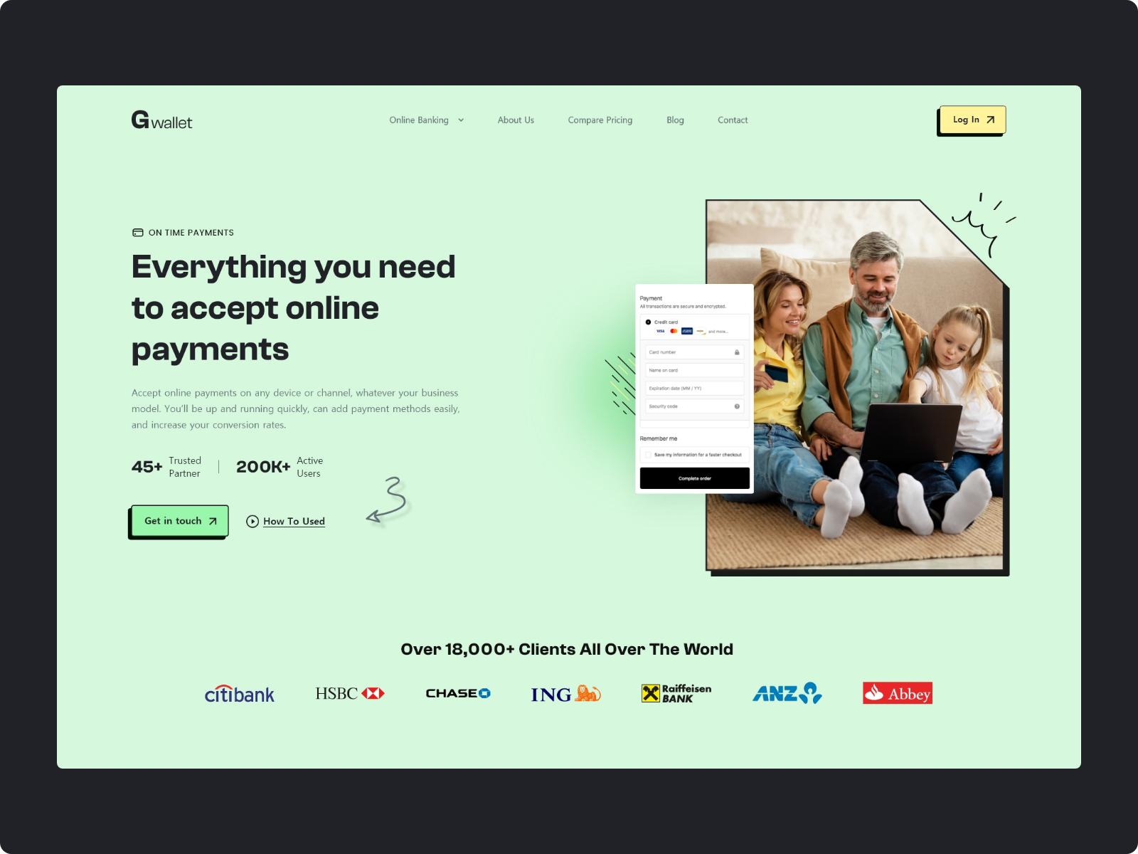 Gwallet online payment ui design by Shidul Raju on Dribbble