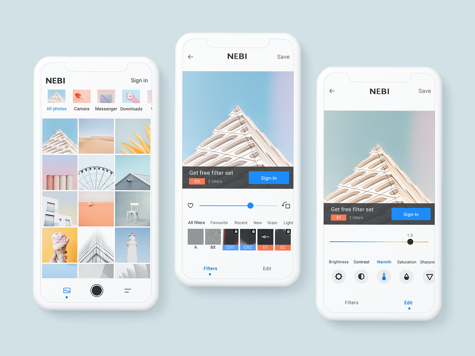 Nebi Photo Editor by alex aleksandrov on Dribbble