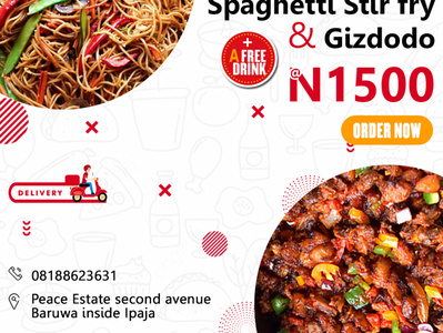 1738 Food Ad banner by Posh Graphics on Dribbble