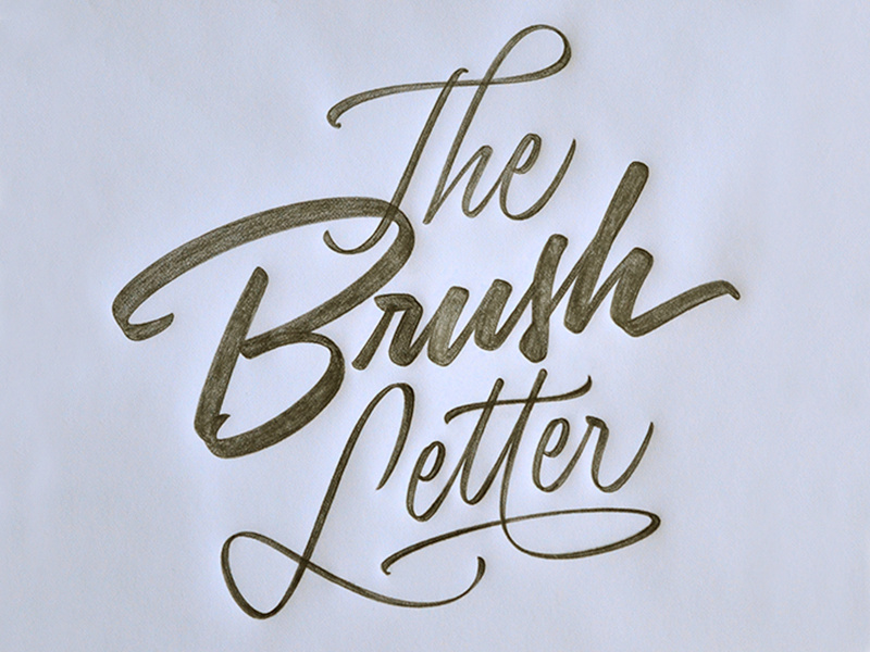T&L The Brush Letter by Ken Barber on Dribbble