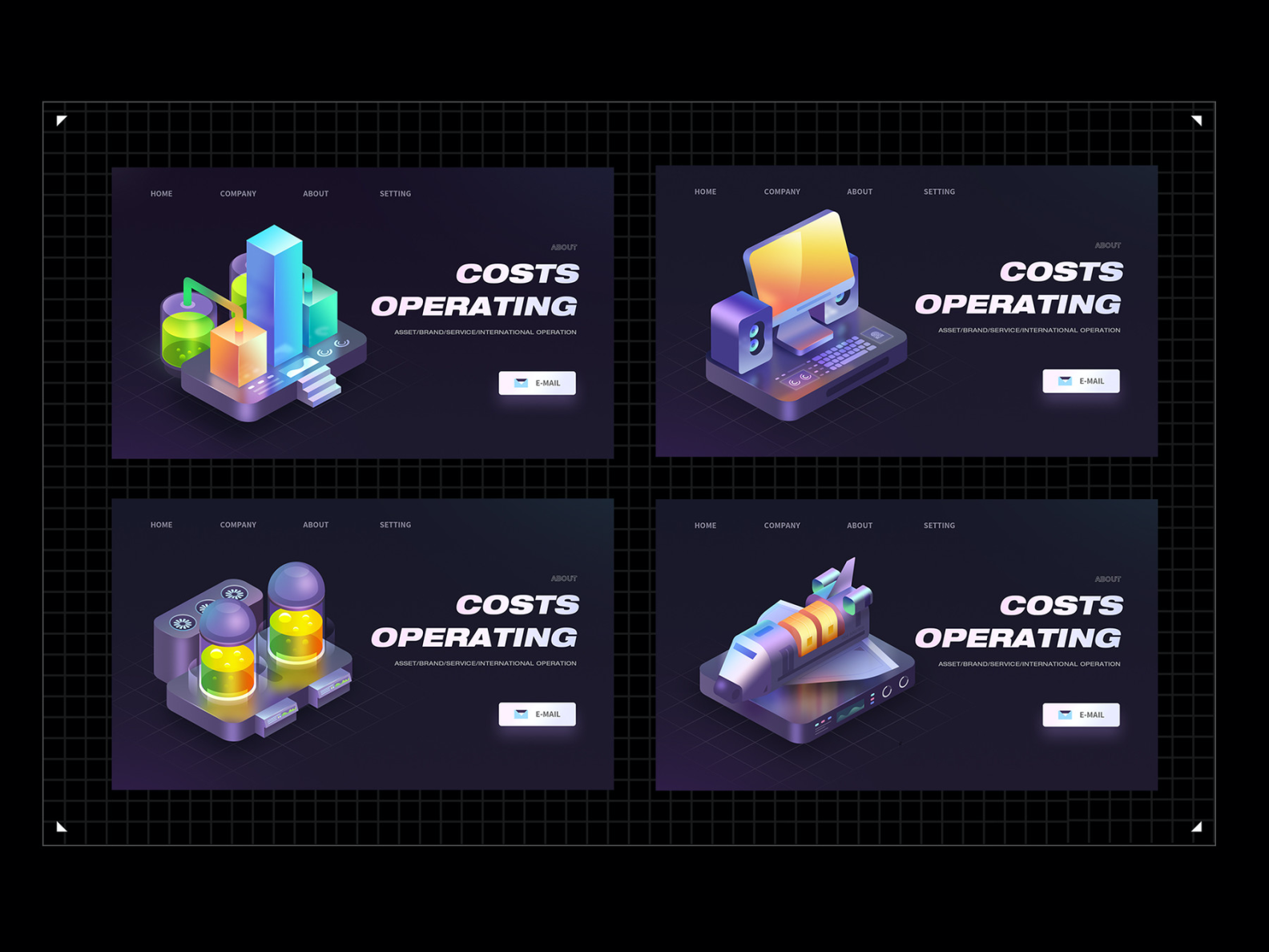 2.5D Banner 00 by QingTing on Dribbble