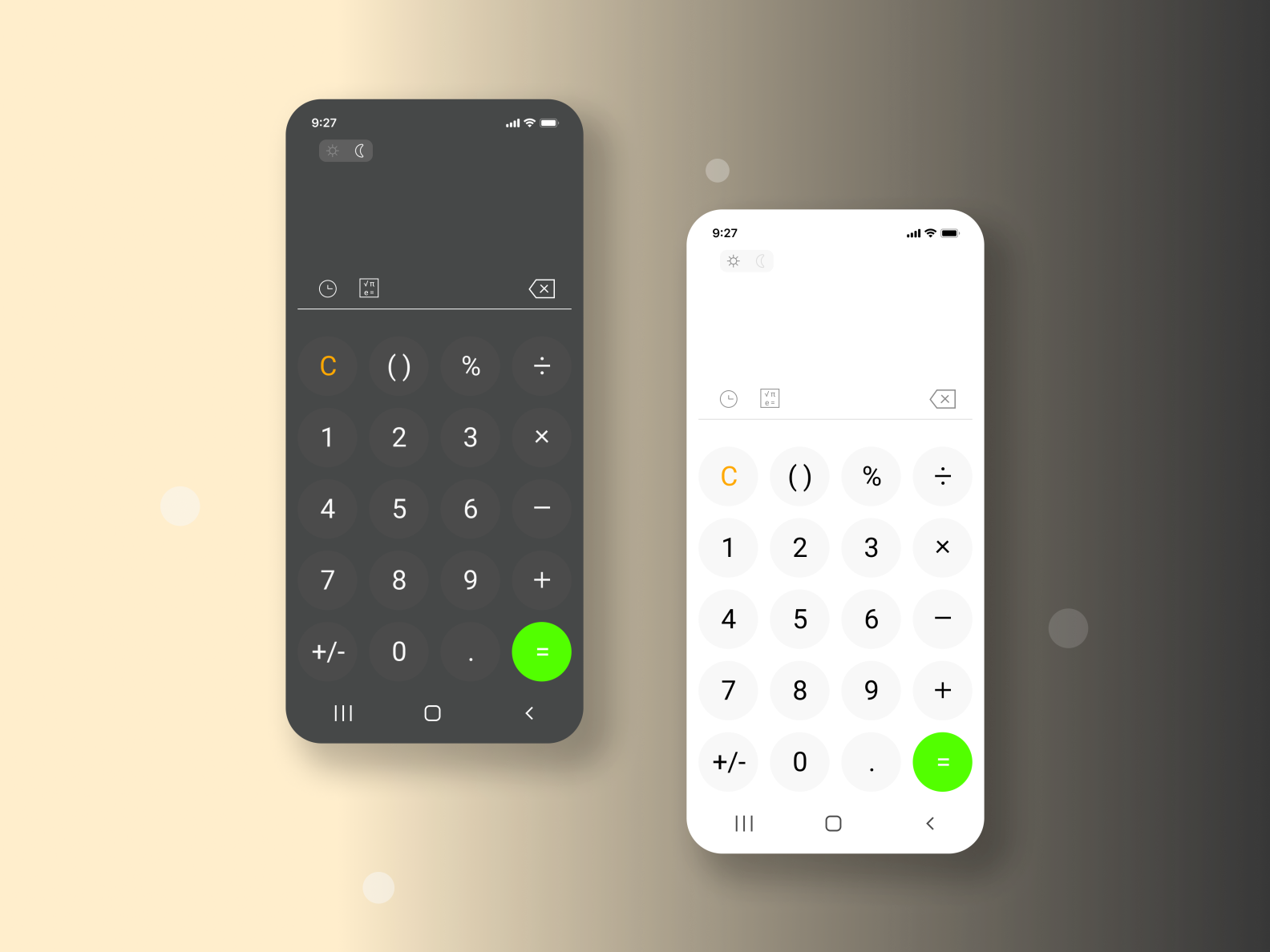 Calculator App UI Design by Rashi Saxena on Dribbble