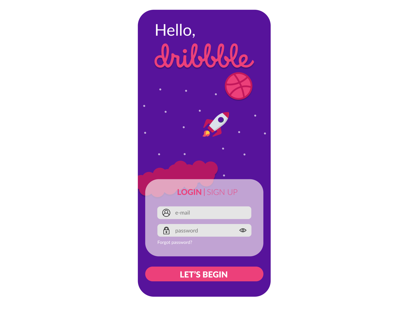 Hello, dribbble by Natalia Bagińska on Dribbble