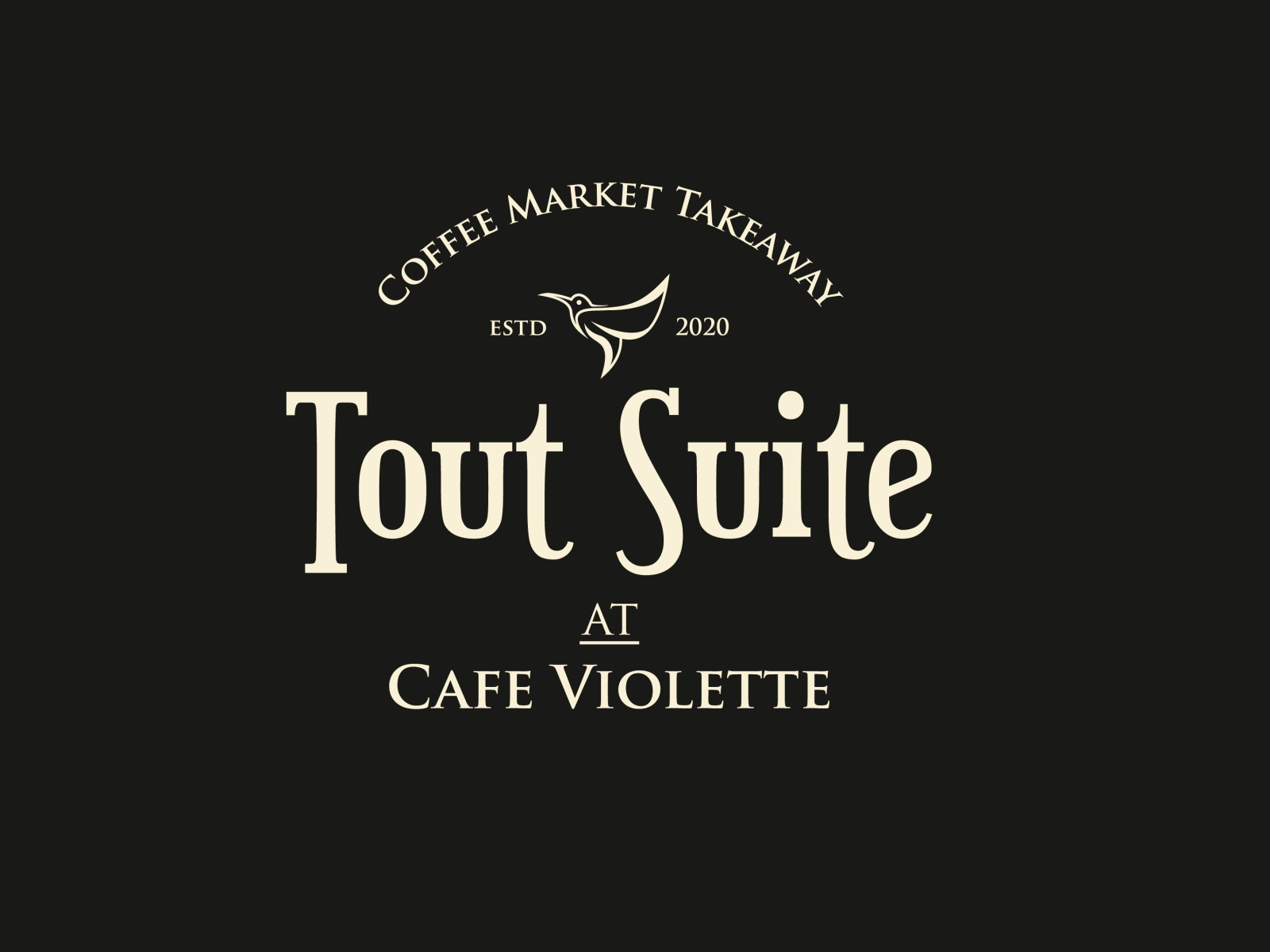 Tout Suite Cafe by rooydesign on Dribbble