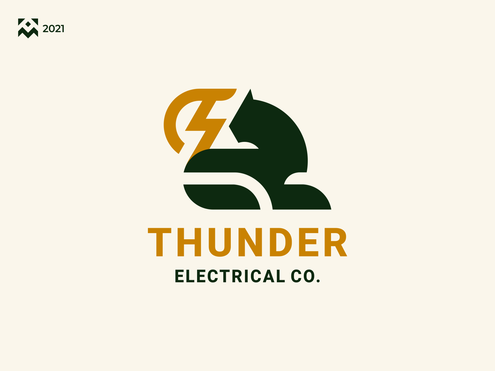 Thunder Logo by marvadesign_ on Dribbble