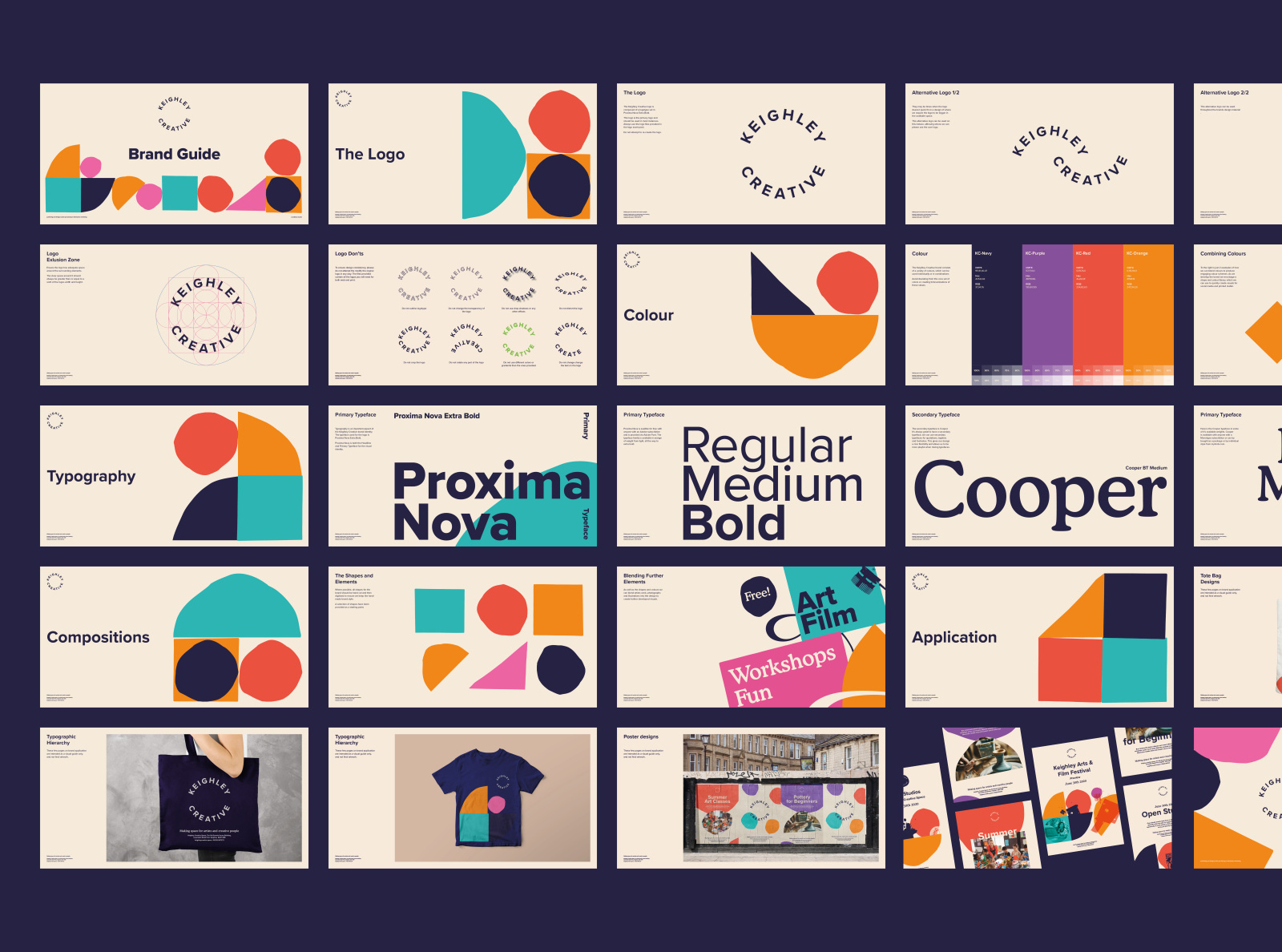 keighley Creative Brand Guidelines by Out of Place Studio on Dribbble
