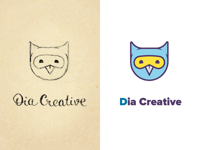 Dia Creative by Aleksander Skakun on Dribbble