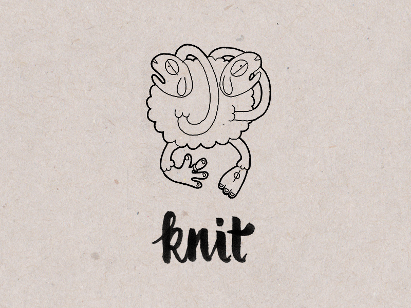 KNIT. Logo concept. by Aleksander Skakun on Dribbble