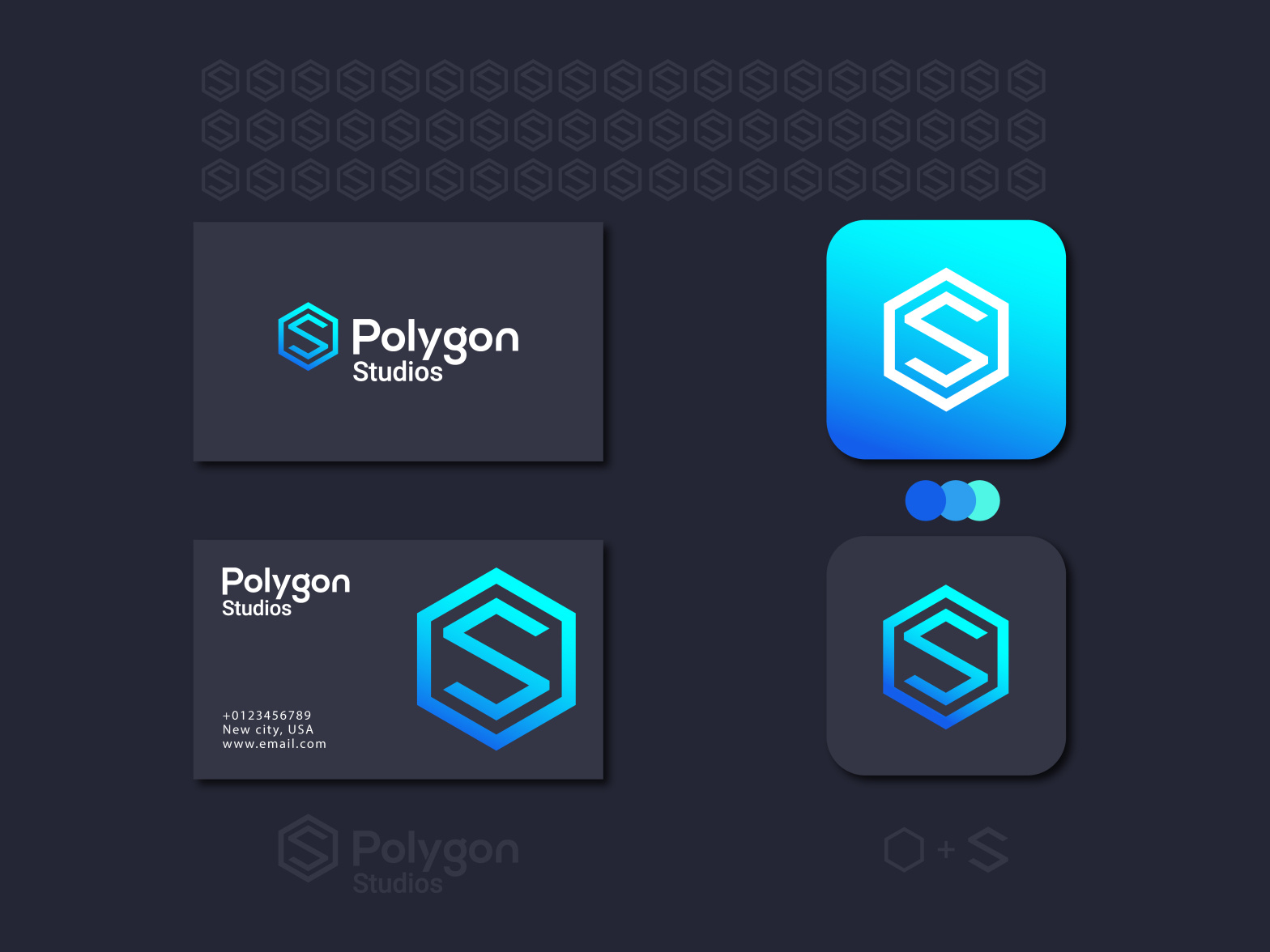 Polygon Studios | Modern Logo Design by Nayem | Logo Designer on Dribbble