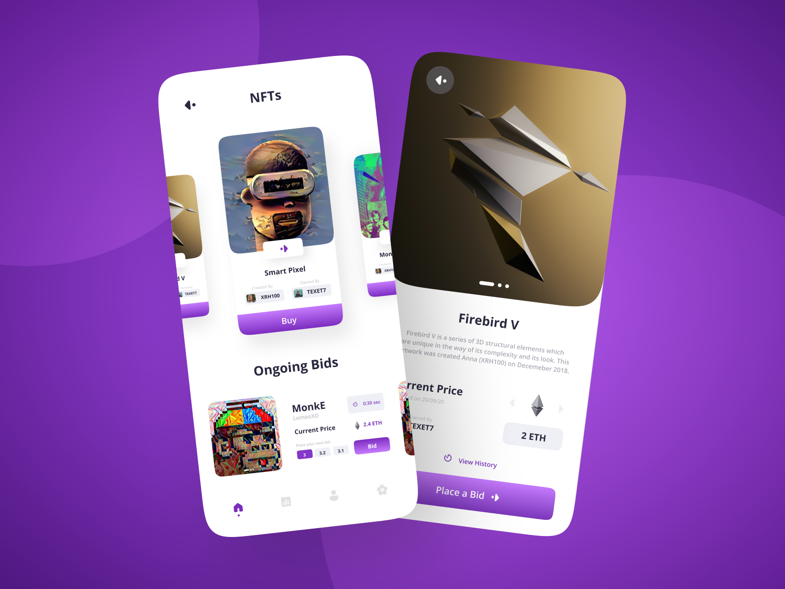 NFT + Crypto Trading Application Interface by Marqtwinn Creations on ...