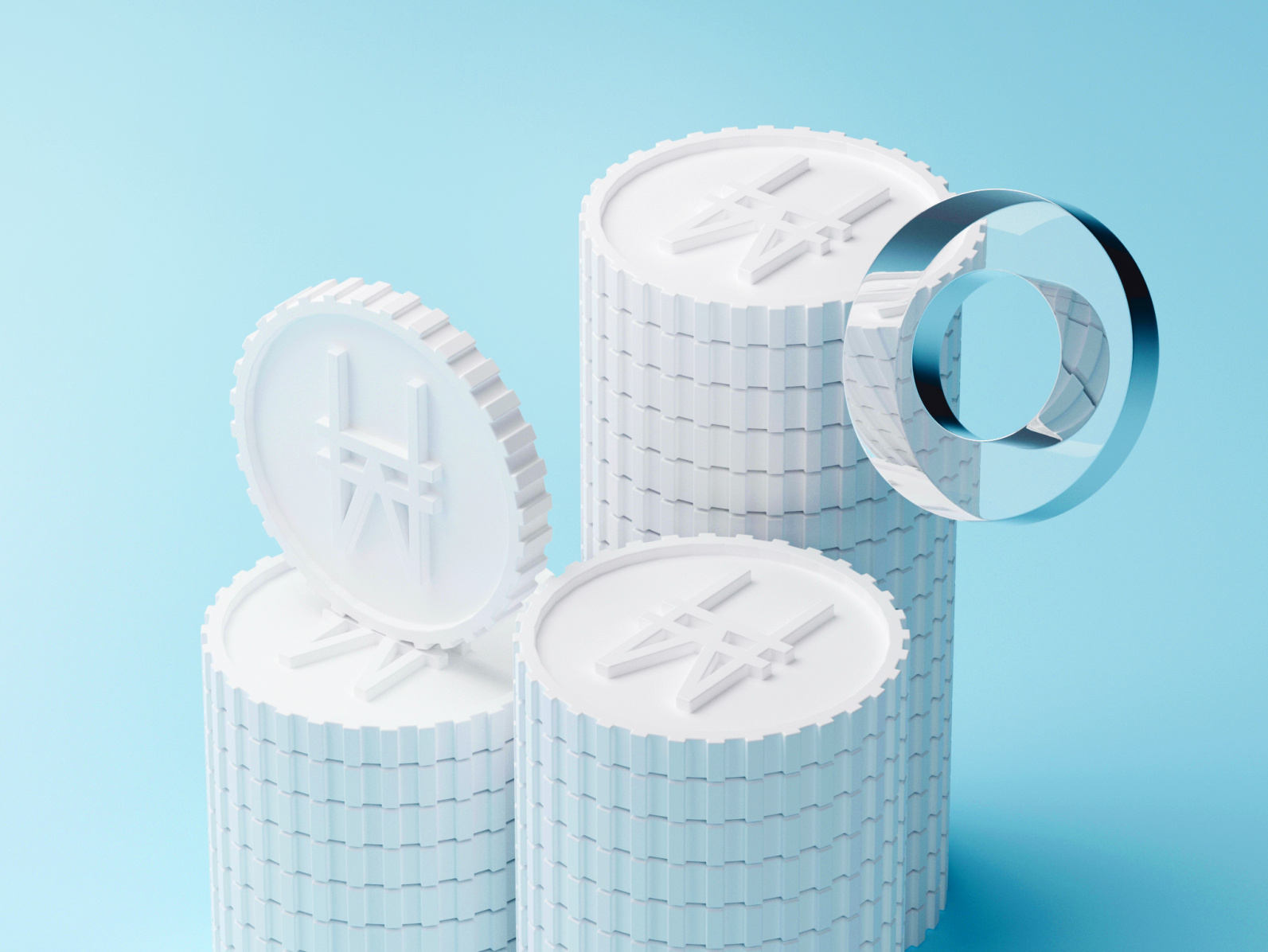 3D Coins by Daniil Bormotov on Dribbble