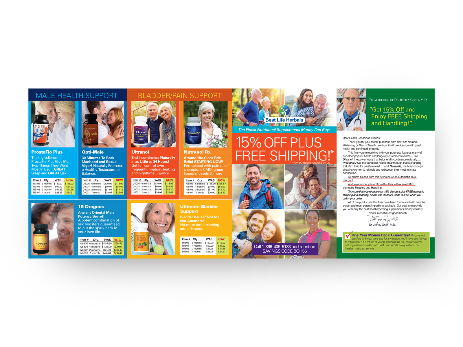 Best Life Herbals Fulfillment Kit Flyer by Marie Lemonier on Dribbble