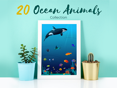 Ocean Animals Collection by RoloStudios on Dribbble