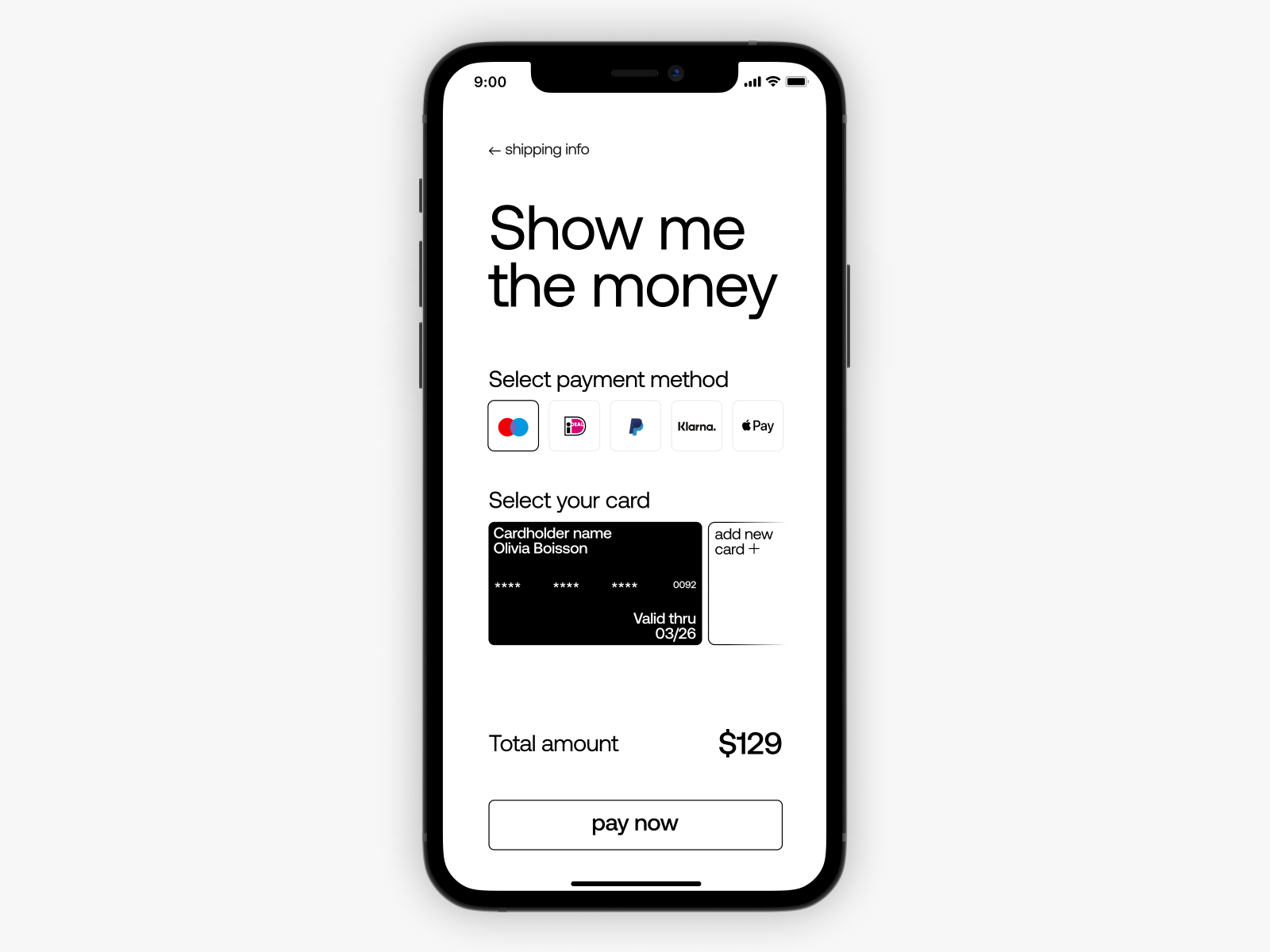 Show me the money! by Jiawei on Dribbble