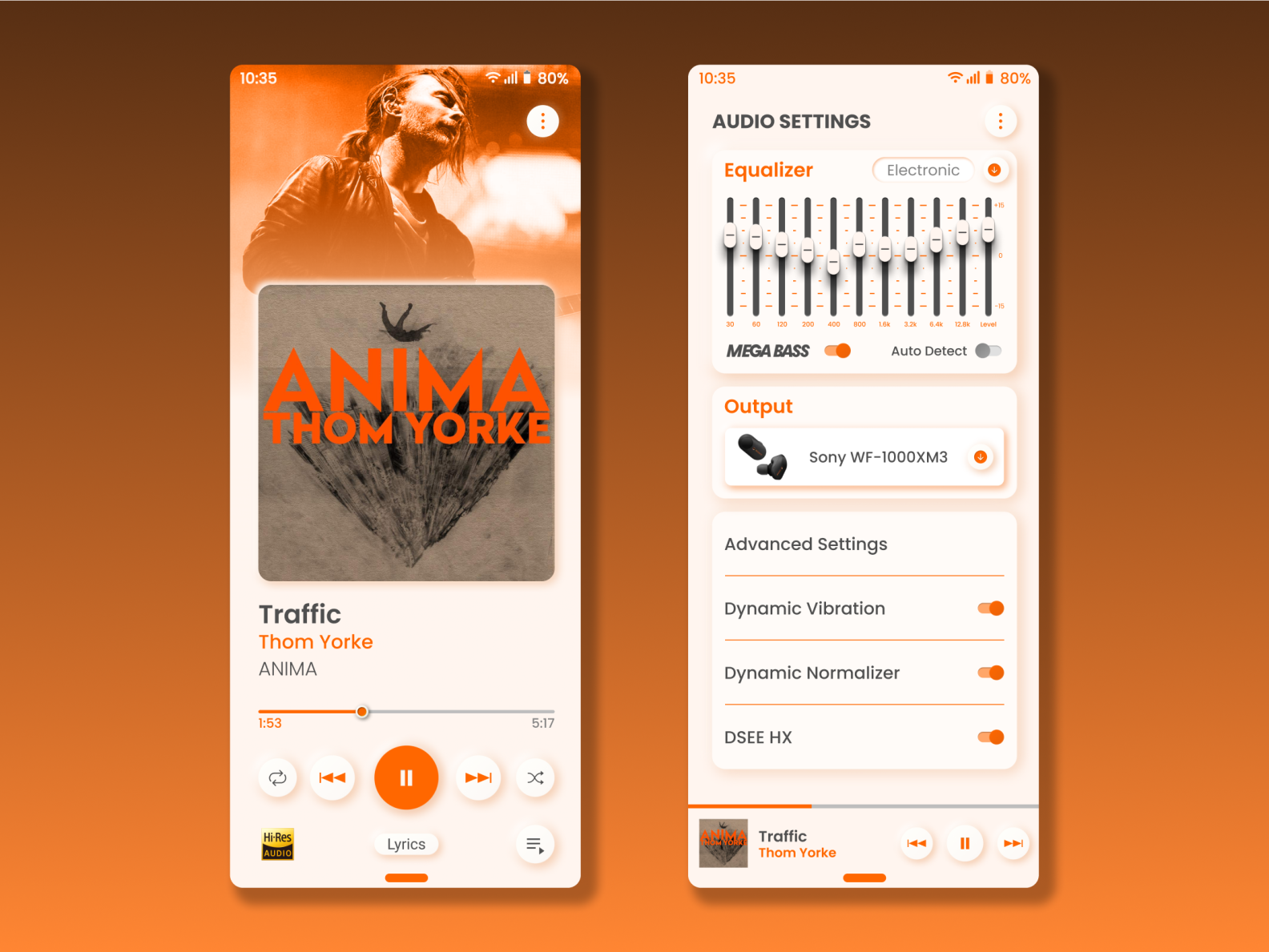 Sony Walkman Music Player UI by Mahyar Mahdikhani on Dribbble