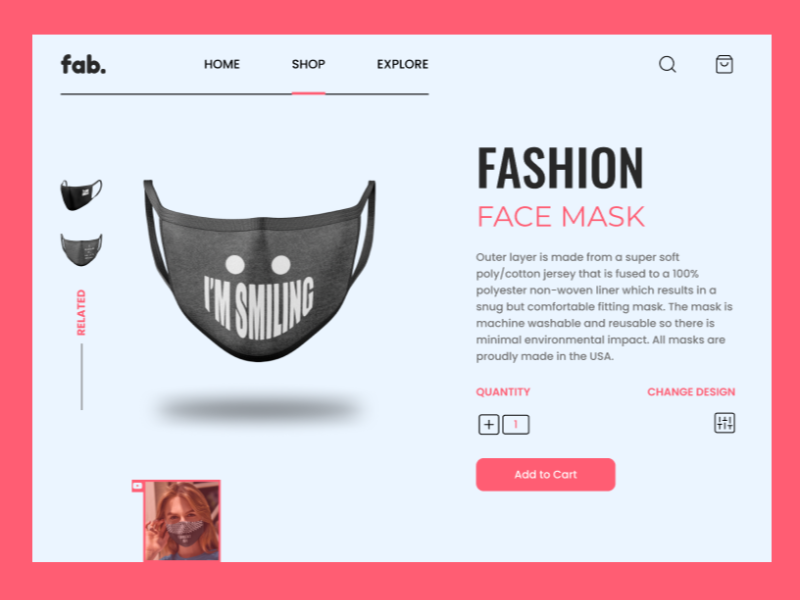 Face Mask Design Concept by Vivek on Dribbble