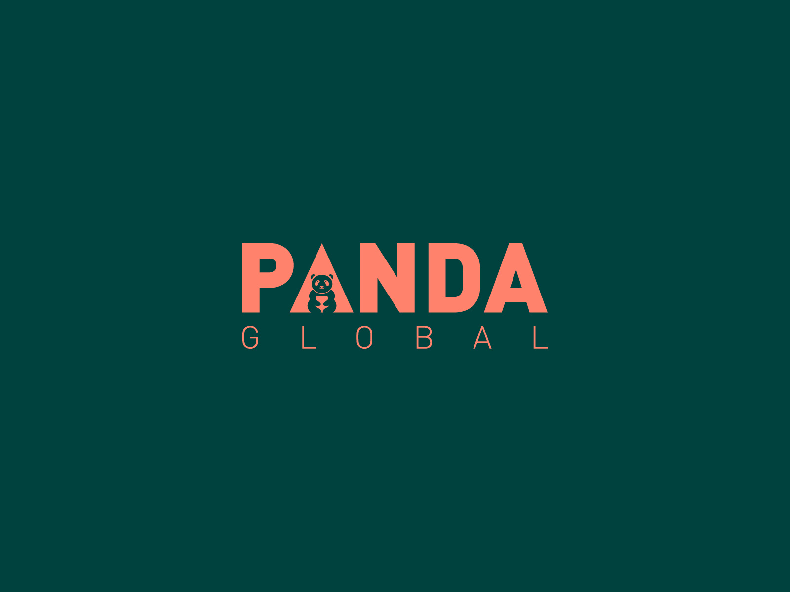 Panda Global | Minimal Logo by Shakil Ahmed on Dribbble