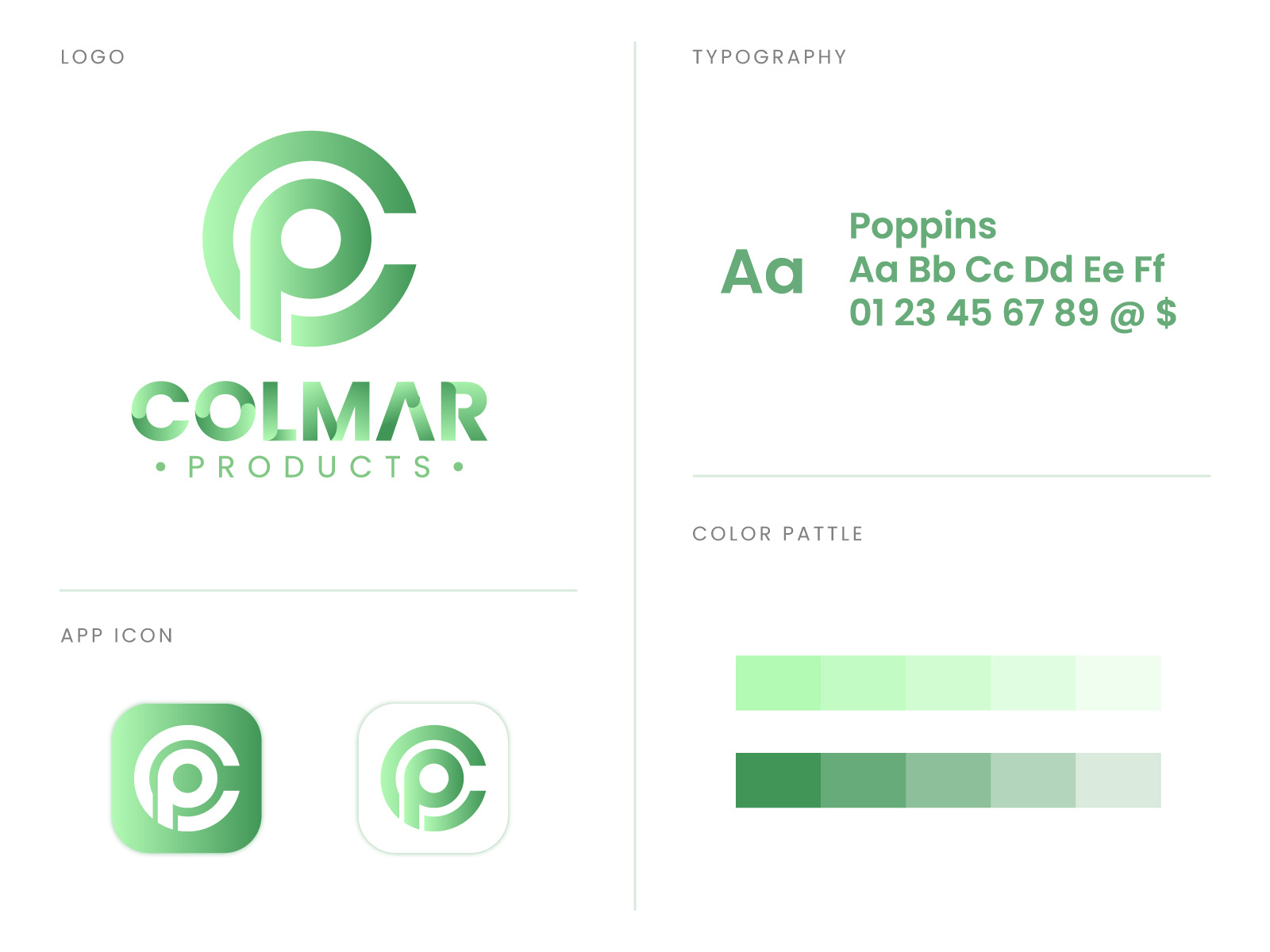 Colmar Products logo | Monogram Logo by Shakil Ahmed on Dribbble