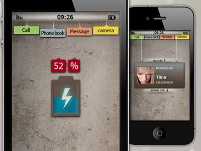 My Phone by Tina on Dribbble