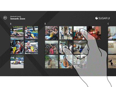 Semantic Zoom by Allan on Dribbble