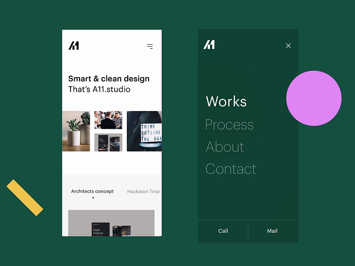 Browse thousands of Mobile Menu images for design inspiration | Dribbble