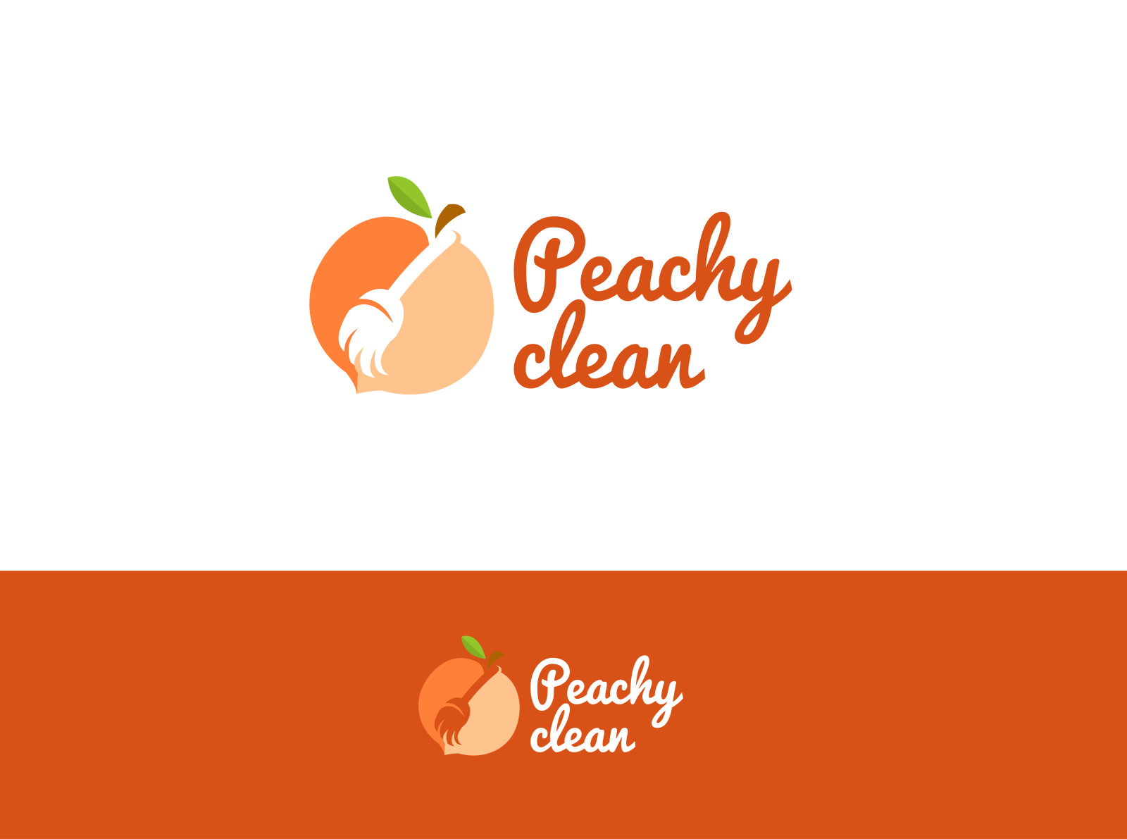 Peachy clean by Nikolina on Dribbble