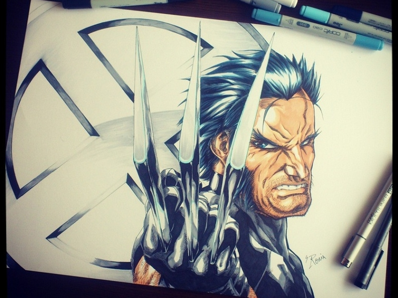 Wolverine by Ovidiu Ronin on Dribbble